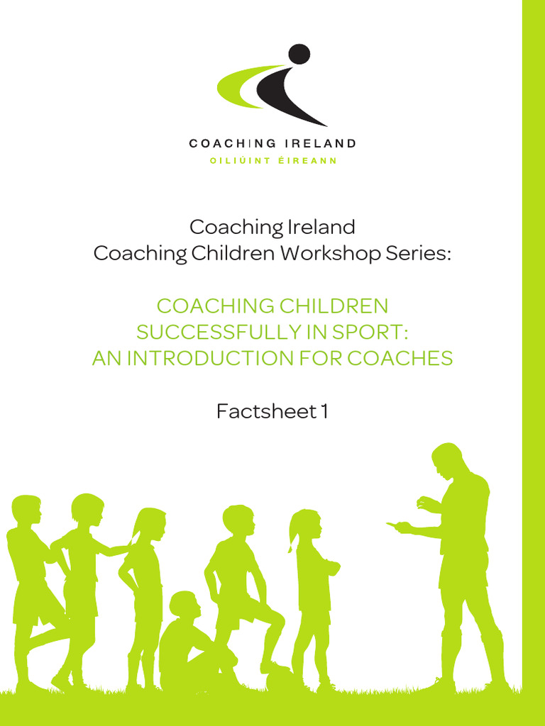 Coaching Ireland Fact Sheet Ws 1 A5 | PDF | Child Development | Creativity
