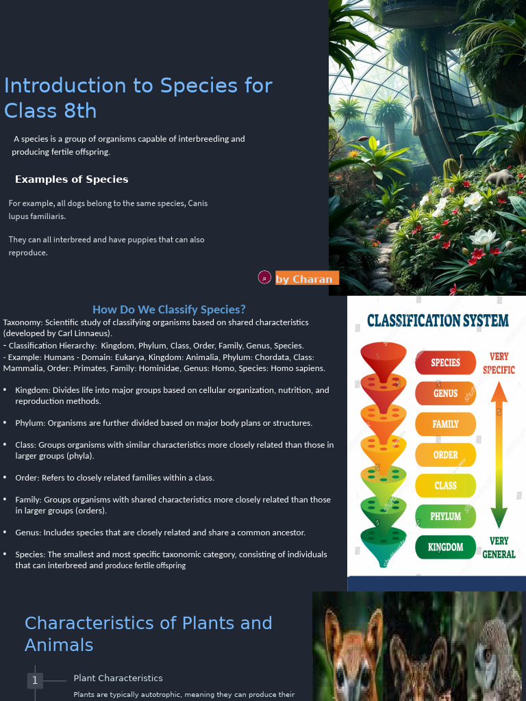 Charan Biology Project | PDF | Endangered Species | Habitat Destruction