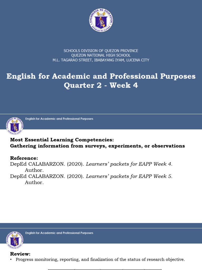 Q2-Eapp-Ppt-W6b (2024-2025) | PDF | Experiment | Statistics