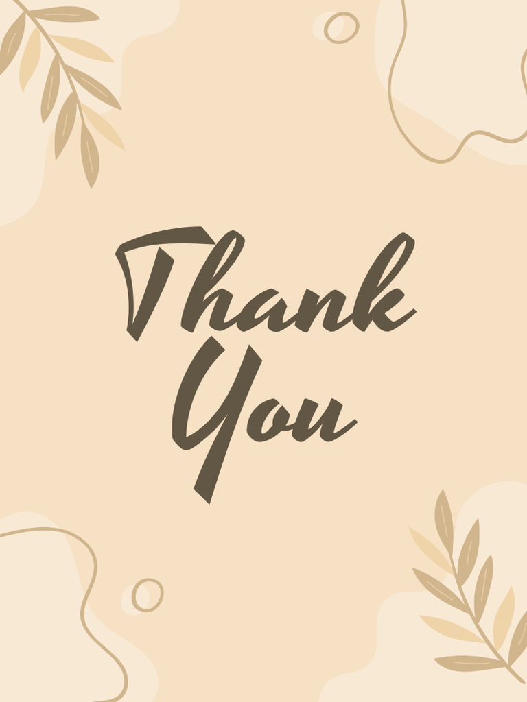 Thank You | PDF