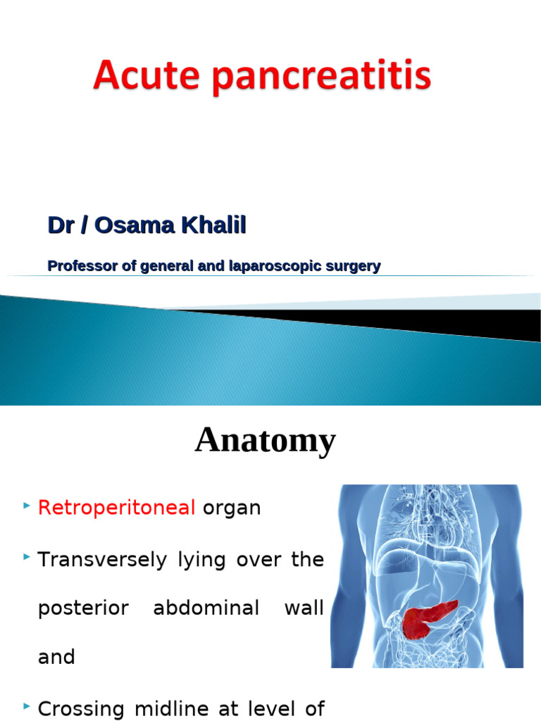 Acute pancreatits | PDF | Pancreas | Digestive System