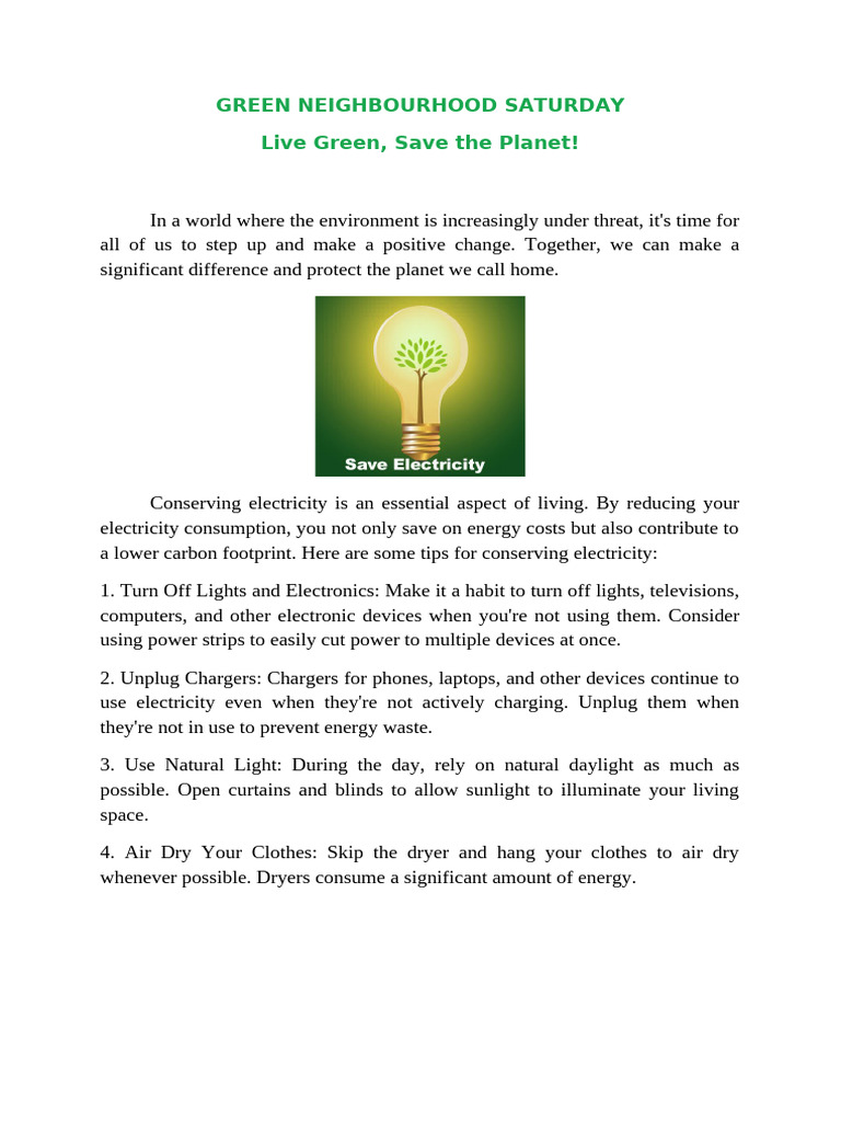 Save the planet | PDF | Shower | Water