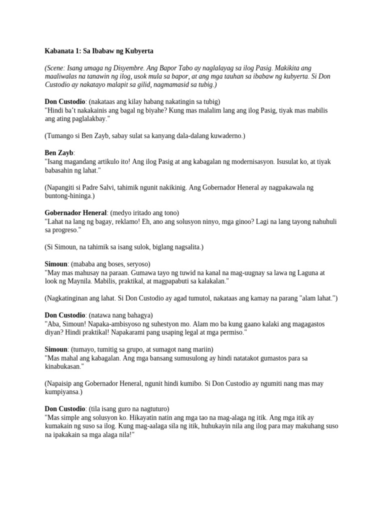 El - Fili - Script Draft No. 7 | PDF