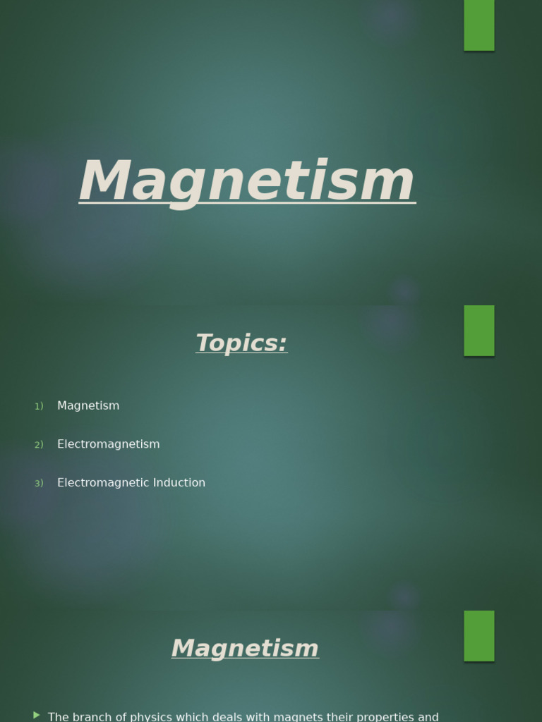 Magnetism | PDF | Magnet | Magnetism