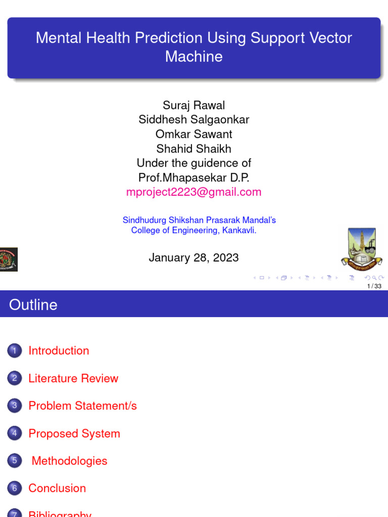 mental_heath_prediction_using_support_vector_machine__Copy_2 | PDF | Support Vector Machine ...