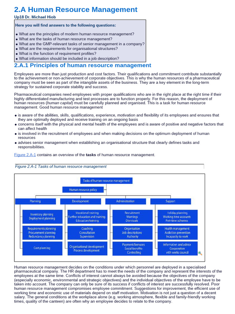 2.A Human Resource Management | PDF | Human Resources | Organizational ...
