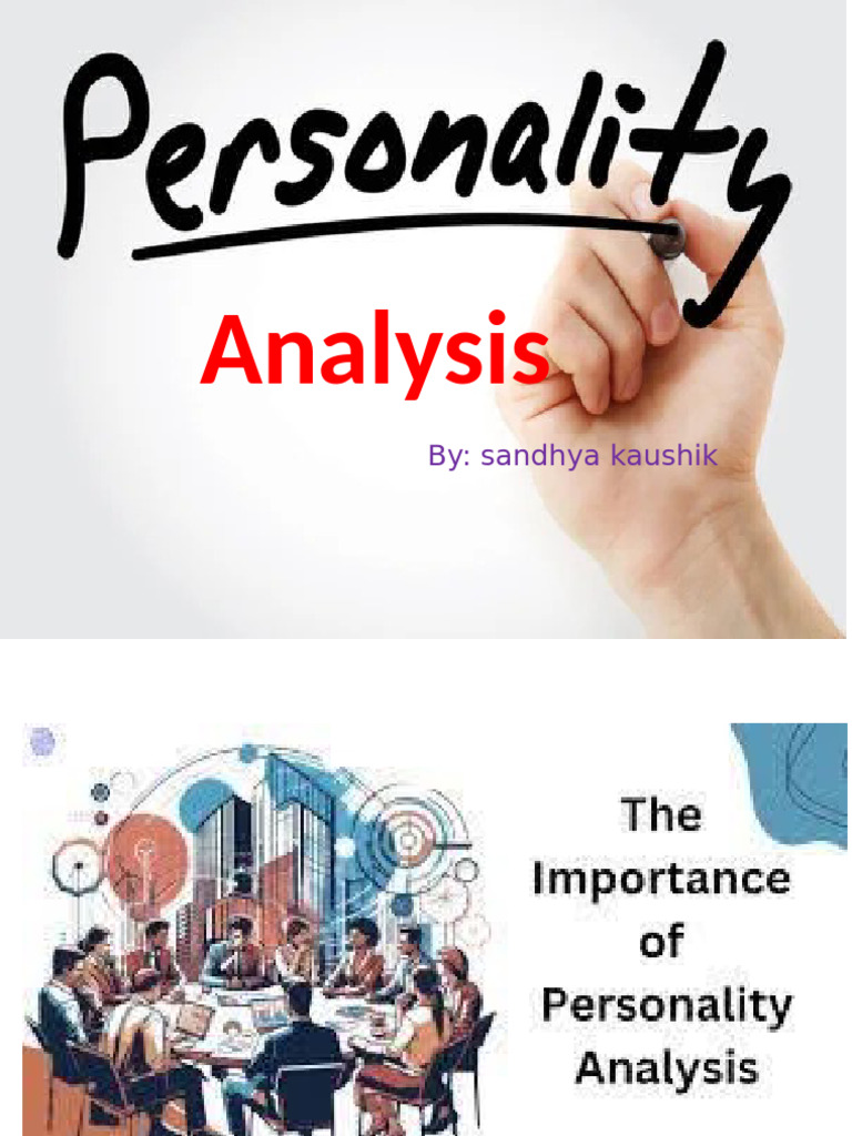 Presentation on Personality Analysis | PDF