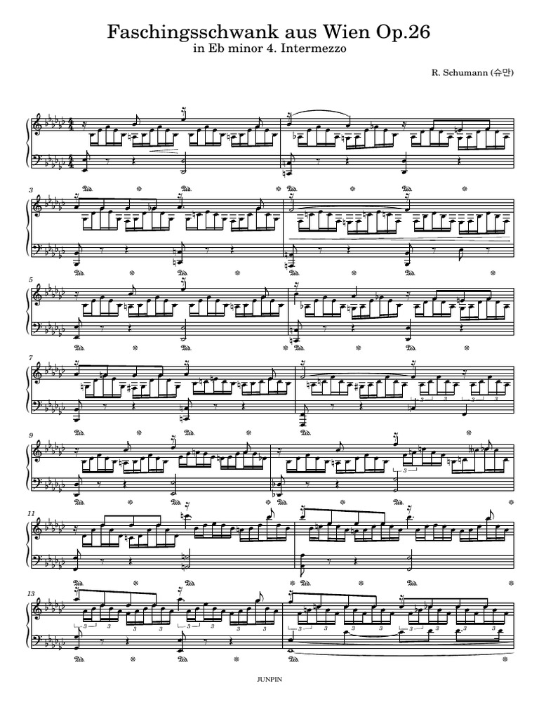 Schu - 26-4 | PDF | Compositions | Robert Schumann