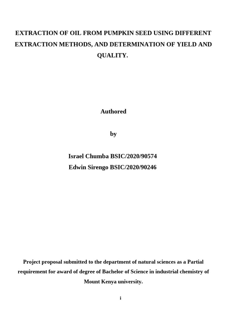 Proposal Project 4.1[2 | PDF | Chemistry