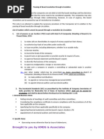 SS - 1 Secretarial Standard ON Meetings of The Board of Directors | PDF ...