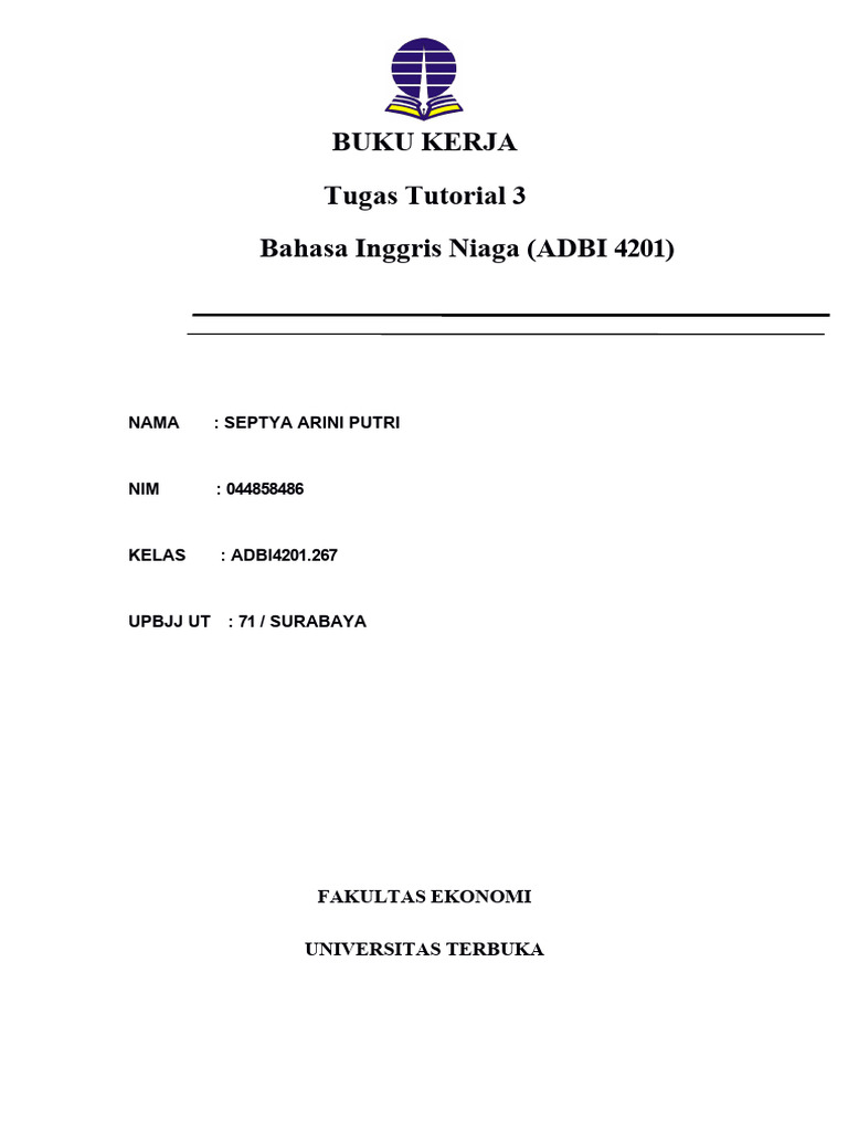 Septya Arini Putri-044858486-T3-ADBI4201.267 | PDF | Infrastructure ...