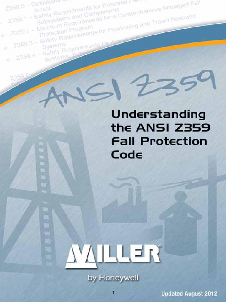 Comprensión ESTANDAR ANSI Z359 (1) | PDF | Cuerda | Conector eléctrico