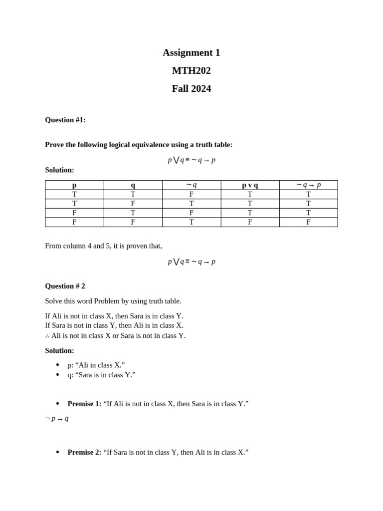 mth202 | PDF | Argument | Logic