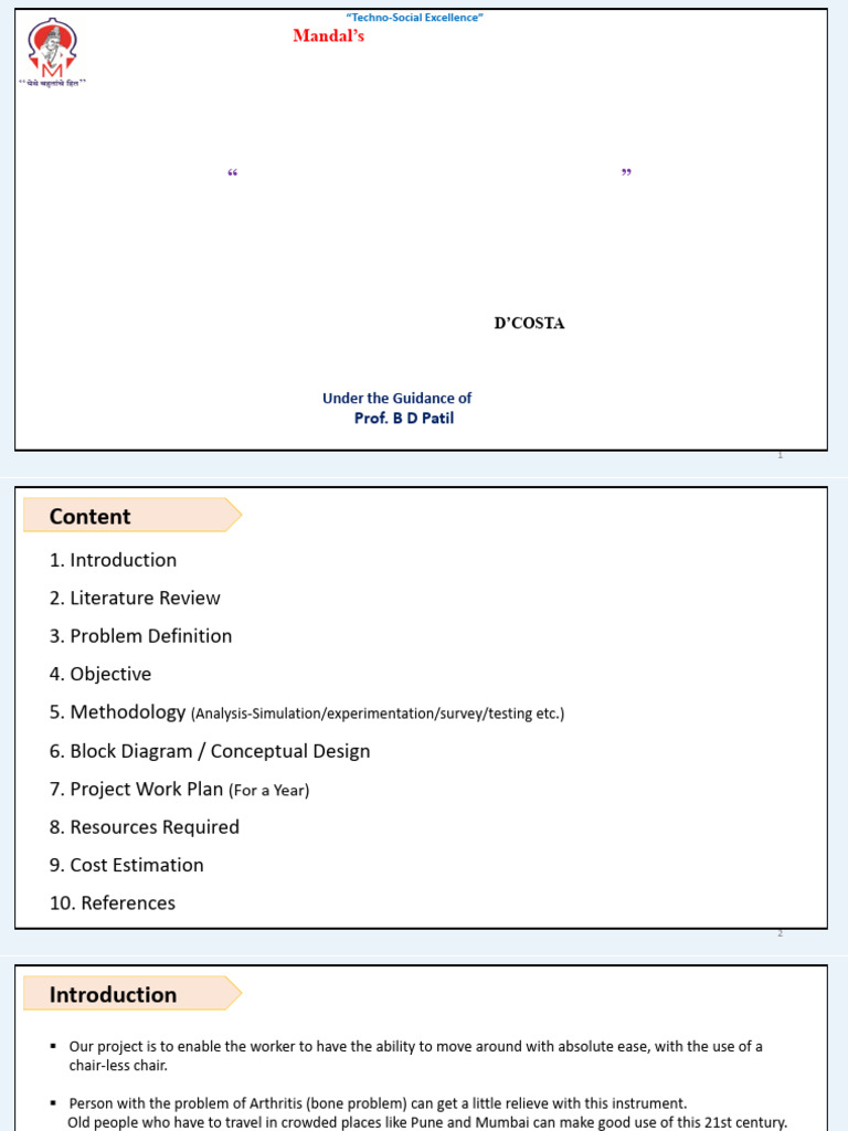 BE Project STAGE I PPT II - 20 - 11 - 2023 | PDF | Strength Of Materials | Steel