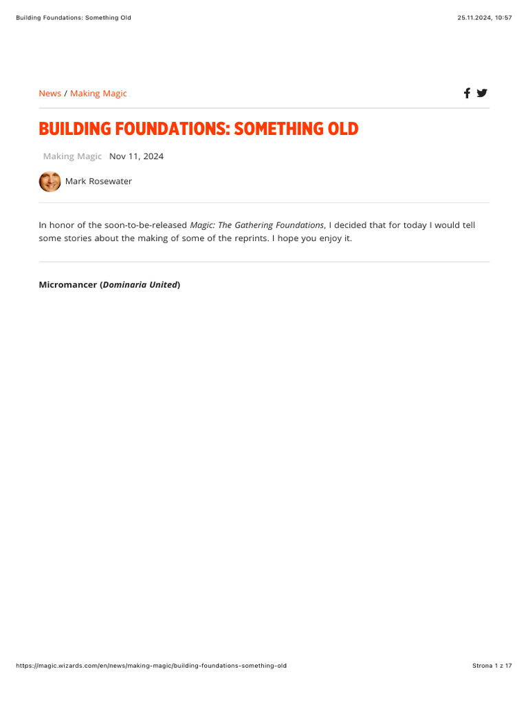 Building Foundations: Something Old | PDF | Ephemera | Multiverse