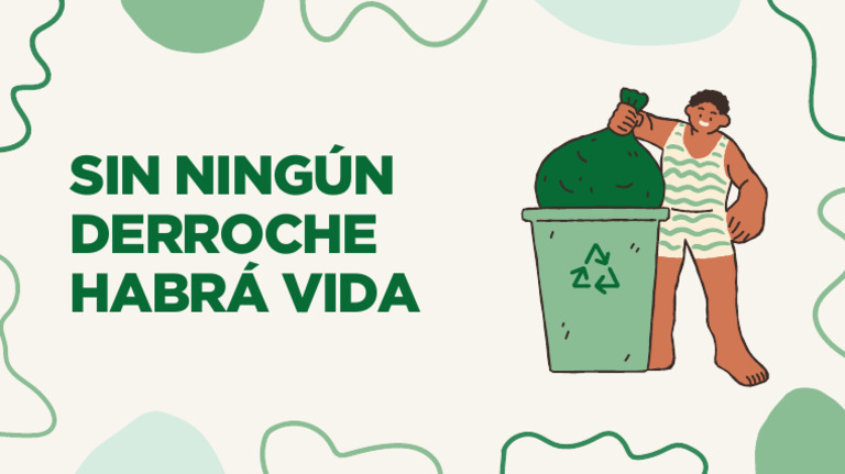 Presentación Reciclaje y Medio Ambiente Ilustrado Verde | PDF
