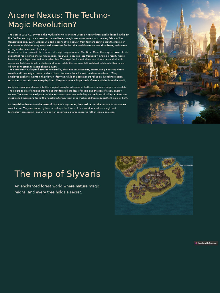 Arcane Nexus The Techno Magic Revolution | PDF | Renewable Energy | Electrical Grid