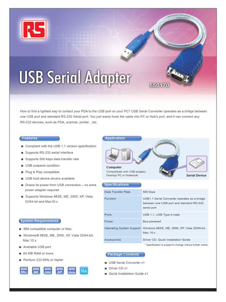 USB Serial Converter | PDF | Usb | Software