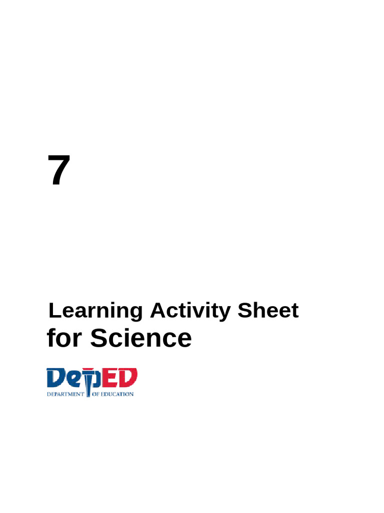 Q3 WS Science 7 Lesson 1 Week 1 | PDF | Force | Measurement