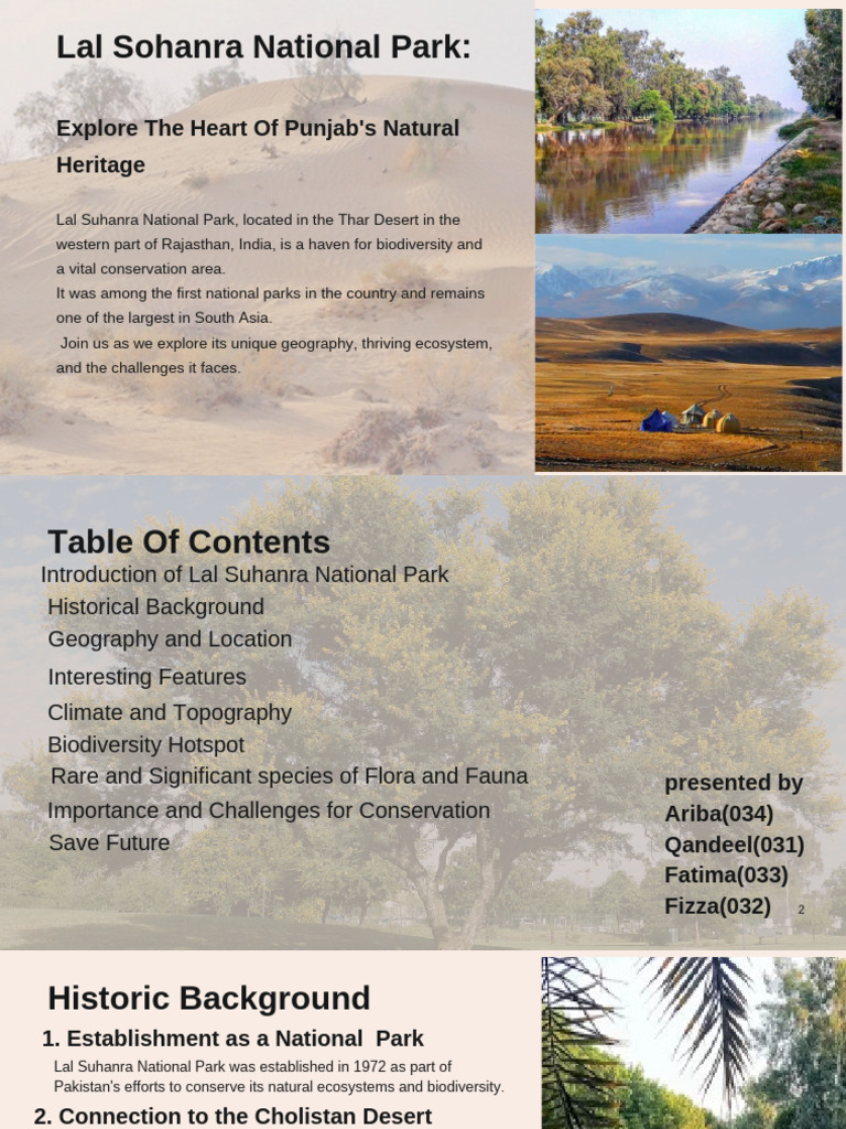 Lal Sohanra National Park A Case Study - PPTX - 20241120 - 112159 ...