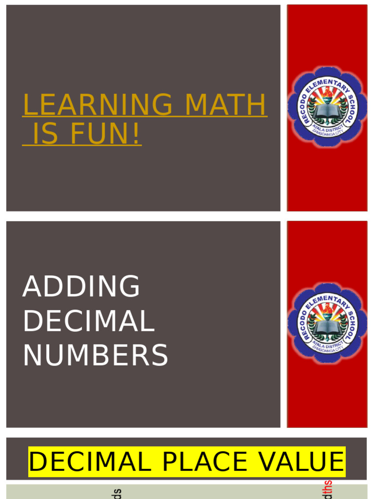 NMP W6 D1 Adding Decimals | PDF