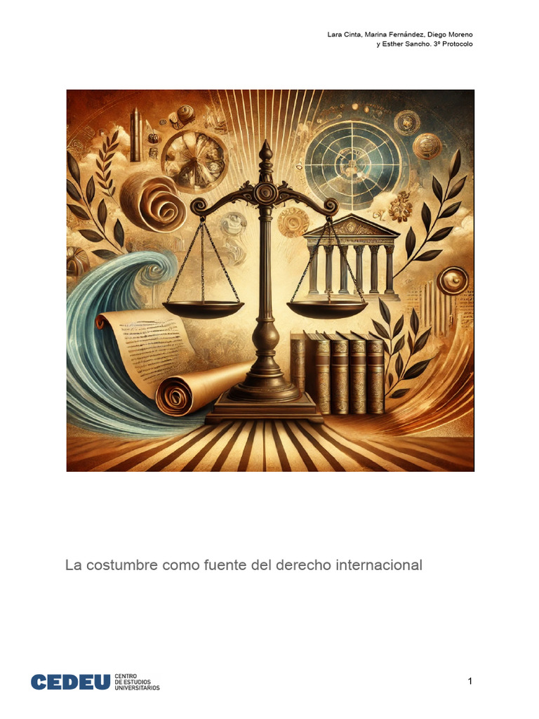 La costumbre como fuente del derecho internacional | PDF | Ley común ... La costumbre como fuente del derecho internacional | PDF | Ley común ...