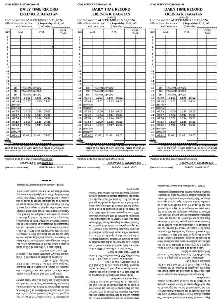 Dtr Form-mayeth - Copy (8) - Copy - Copy | PDF | Law Clerk | Common Law