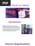 Case Study of Zepto | PDF | Entrepreneurship | E Commerce