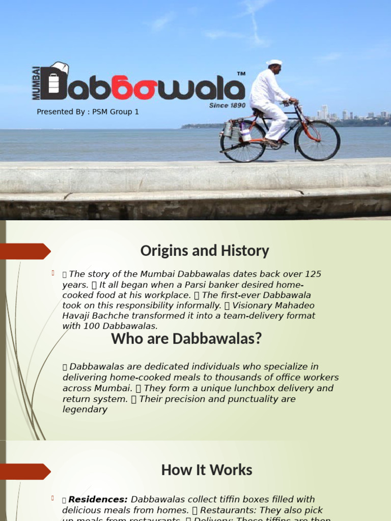 Mumbai Dabbawala Final Presentation | PDF | Six Sigma | Business
