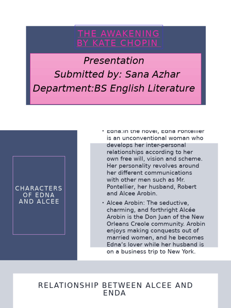 Presentation (26) | PDF | The Awakening (Chopin Novel)