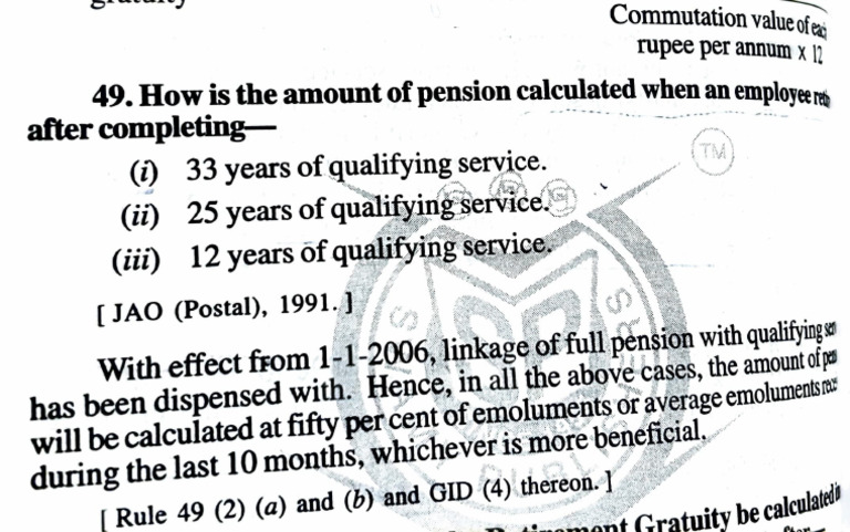 Qualifying Service | PDF