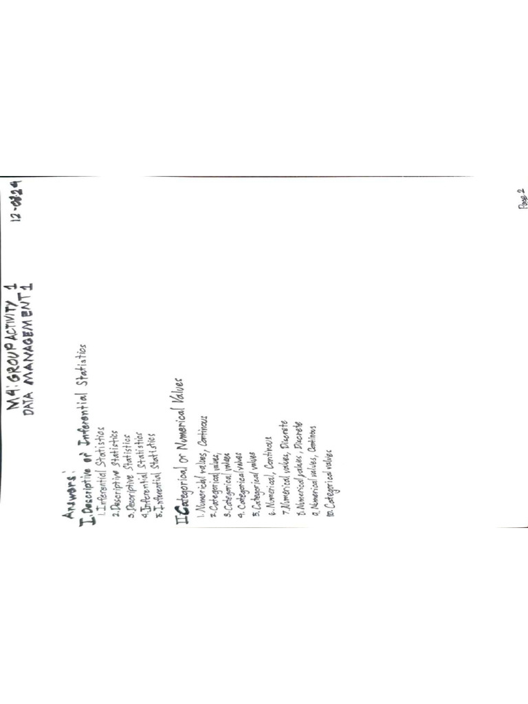 M4 Group Activity 1 - Data Management 1 | PDF