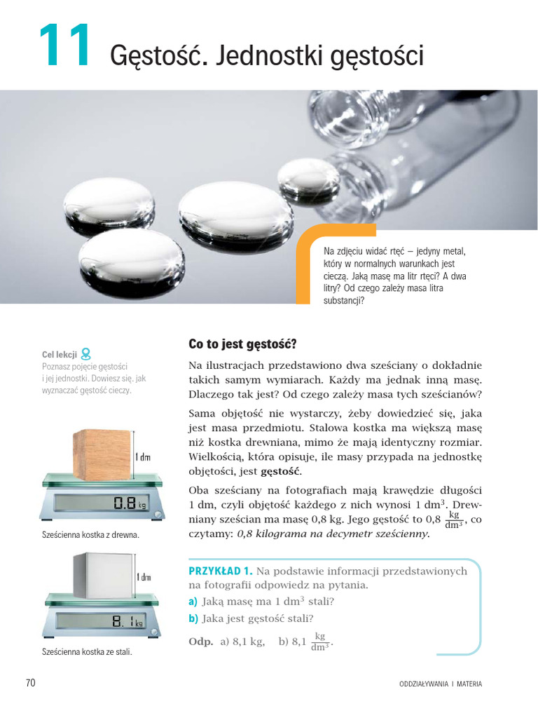 Gestosc Jednostki Gestosci | PDF