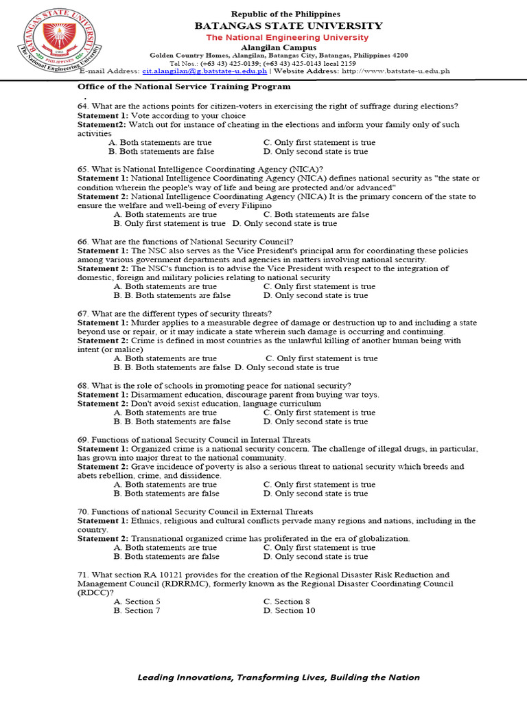 Laboratory Activity 1 | PDF | United States National Security Council ...