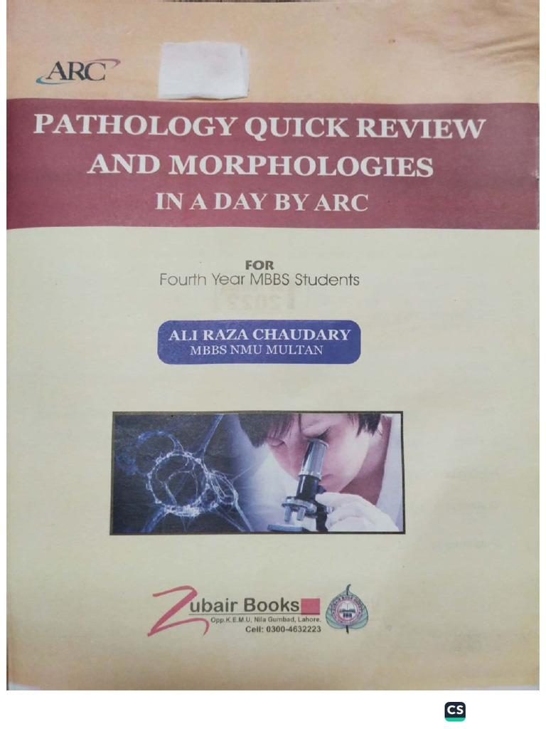 ARC - Morphology Special Pathology | PDF