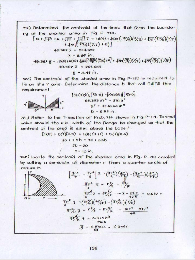 (M) Centroids and Center of Gravity | PDF | Triangle Geometry | Classical Geometry