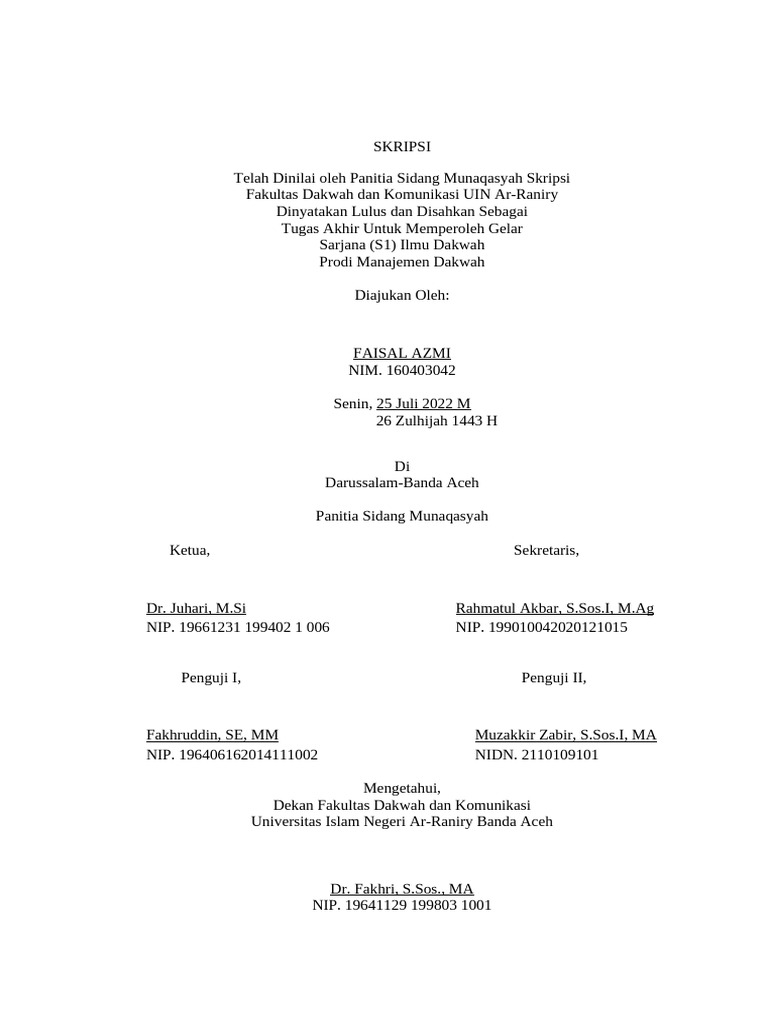 LAMPIRAN SKRIPSI | PDF