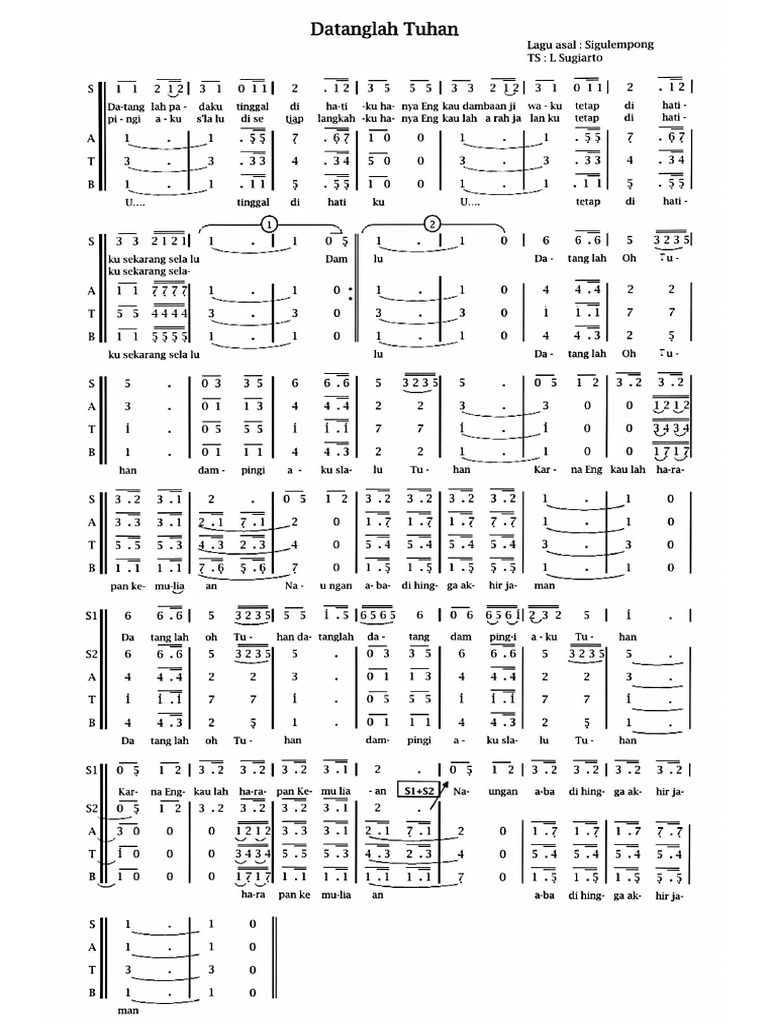 Datanglah Padaku | PDF