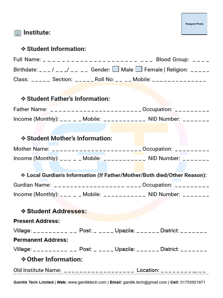 Student Information | PDF