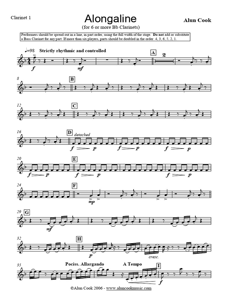 clarinet 1 | PDF
