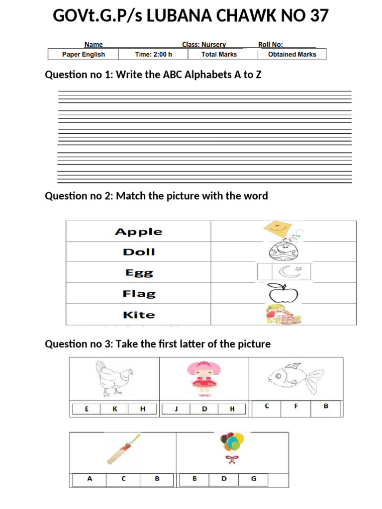 Educational Activities for Kids | PDF