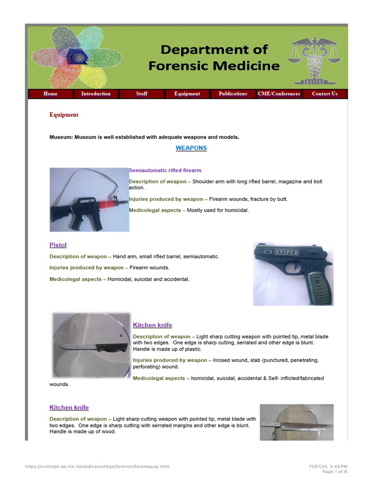 FMT weapons | PDF | Blade | Knife