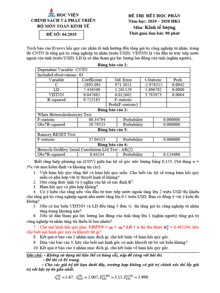 De thi KTL 90 phut | PDF