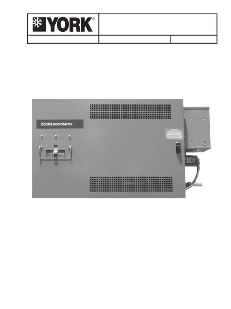 160.00.RP3 York | PDF | Amplifier | Switch