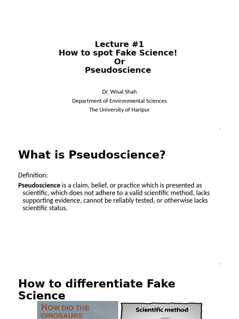 06-Fake Science or Pseudoscience | PDF | Pseudoscience | Science