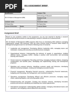 MRes Management Studies Proposal Guide | PDF | Business