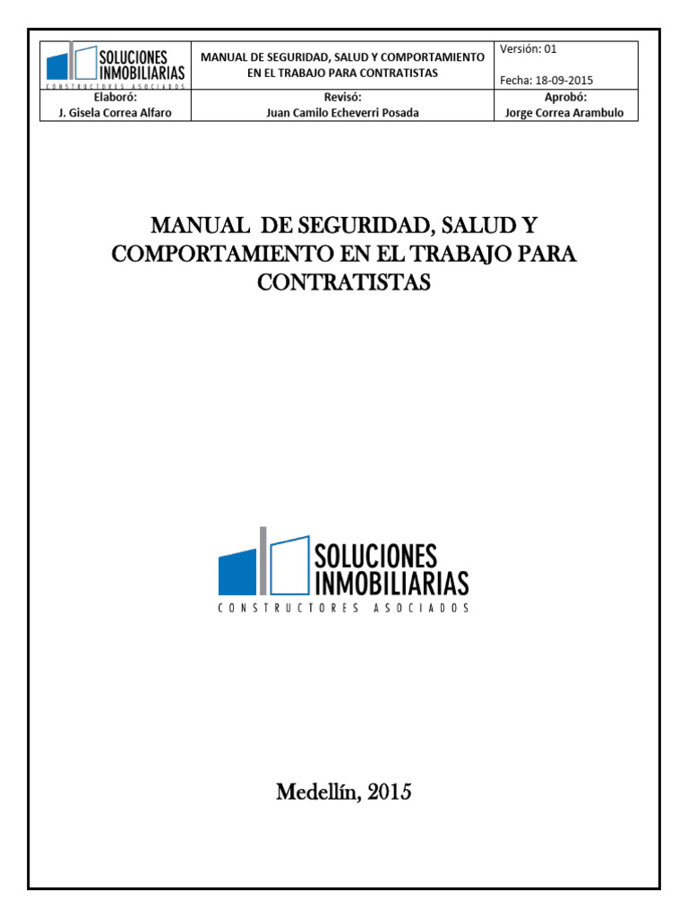 Manual para Contratistas SICASAS | PDF | Comportamiento | Business