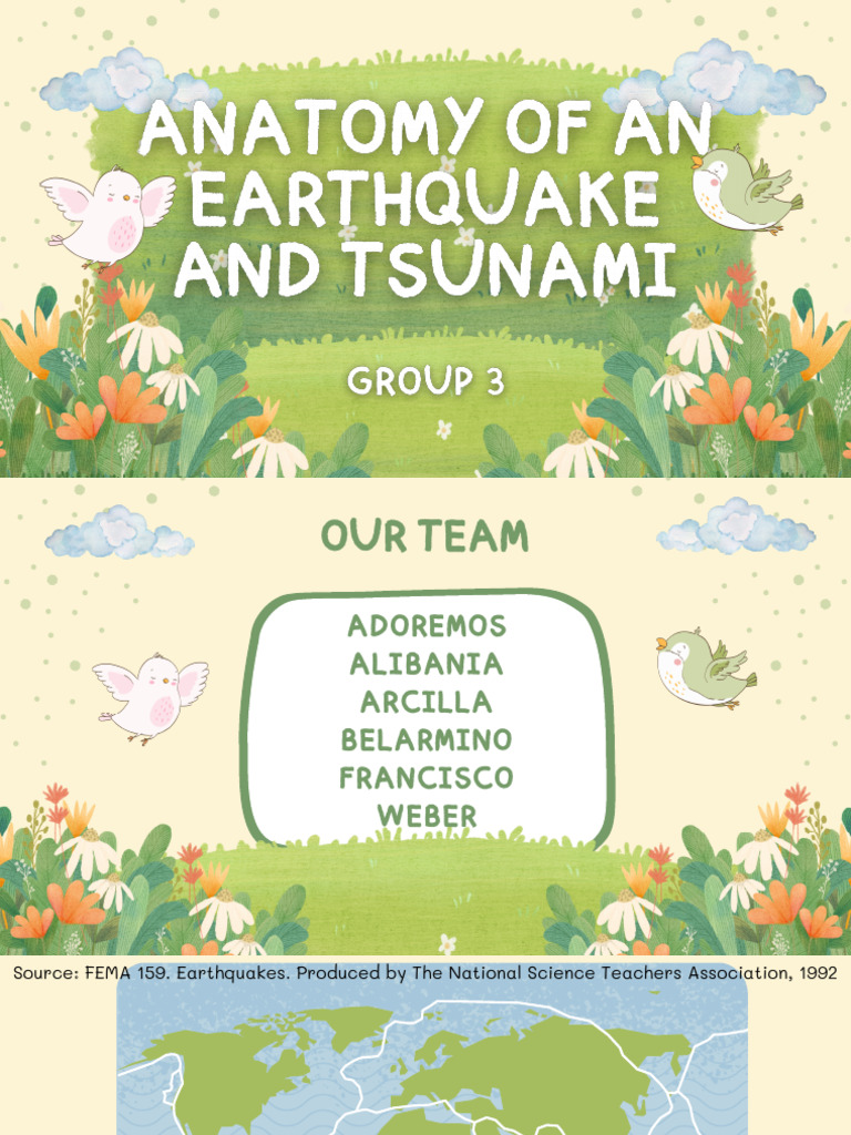 Science Reporting Group 3 Anatomy of an Earthquake and Tsunami (1) | PDF
