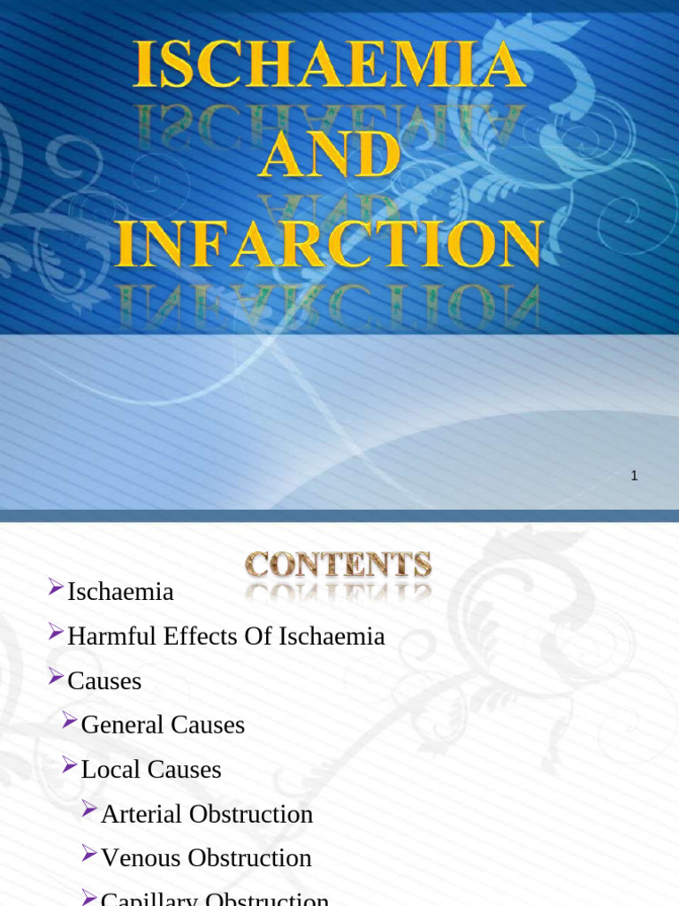 Ischemia and Infraction | PDF | Ischemia | Myocardial Infarction