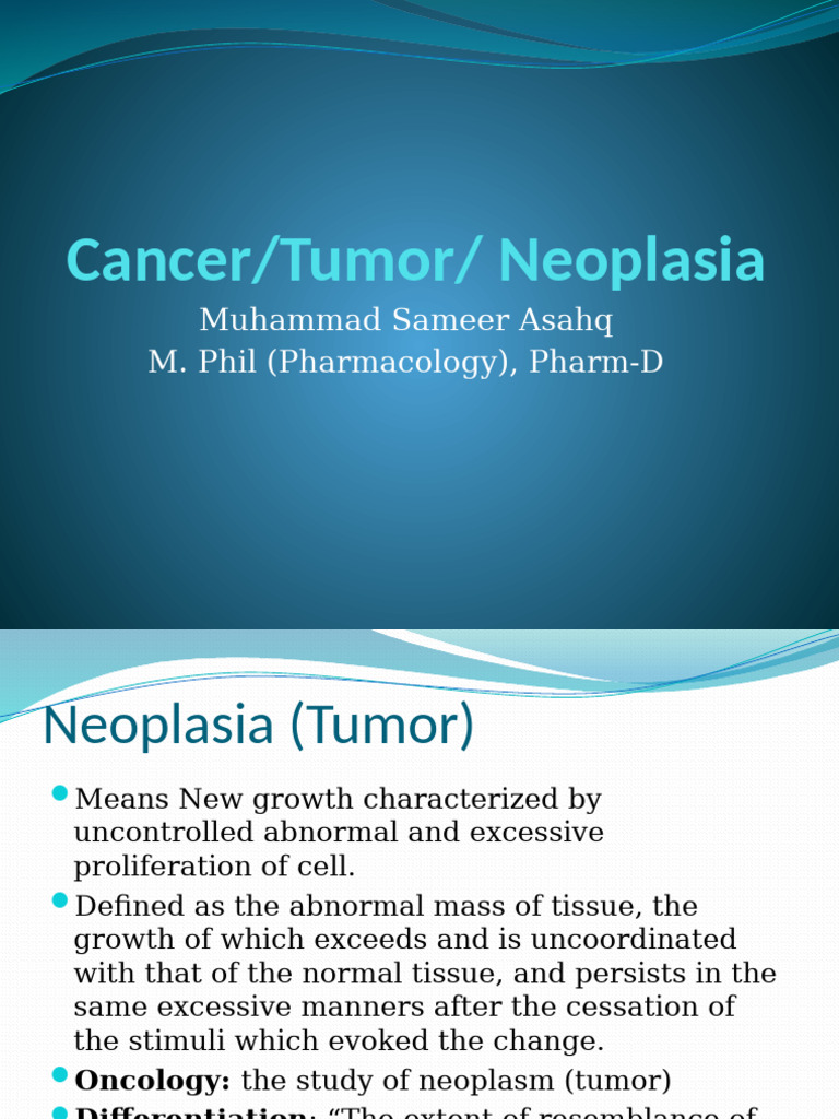 Cancer Sir Sameer | PDF | Neoplasms | Benign Tumor
